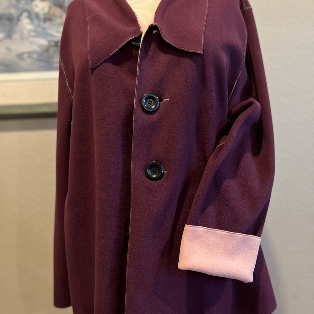 Great Cavalier High-Low Reversible Jacket - Gem